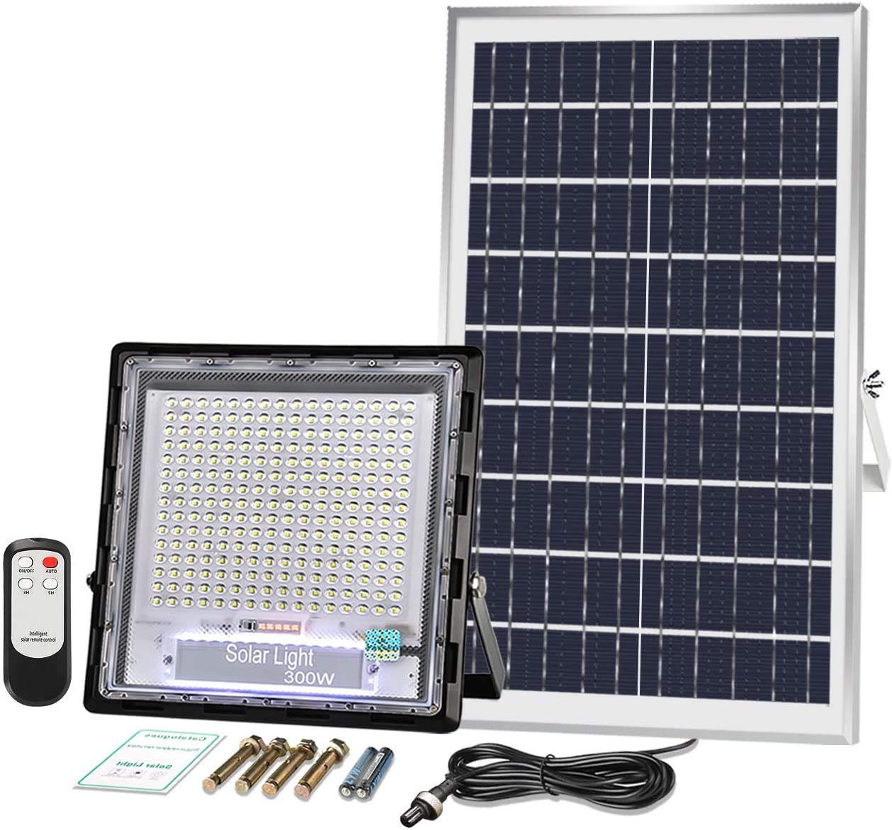 300W Solar Flood Light 240 LED Solar Motion with Remote Control – Bravovski